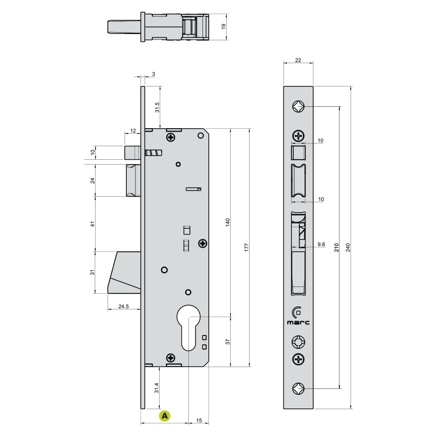 MARC | ASSA ABLOY : 733