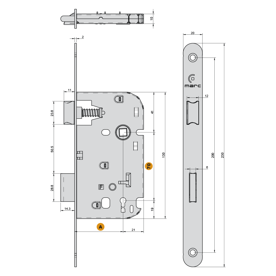 MARC | ASSA ABLOY : 719 FR